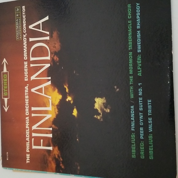 Columbia | Media | Finlandia The Philadelphia Orchestra Vinyl Record ...